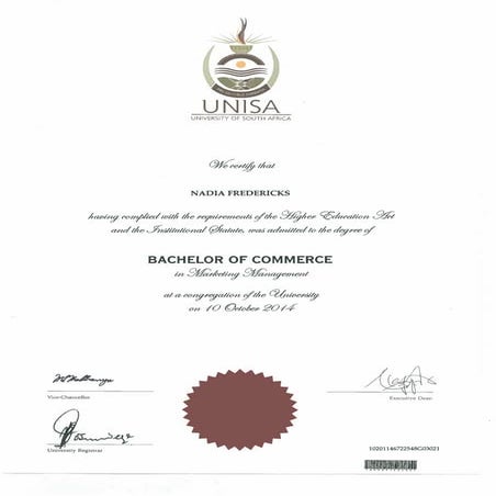 Bachelor of Commerce - Marketing Management | PDF