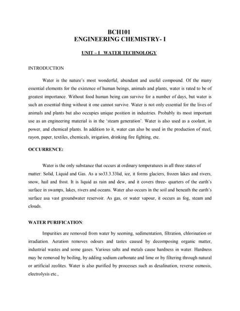 Chemistry investigatory HARDNESS OF WATER | DOCX | Chemistry | Science