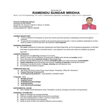 Ramendu cv - for Bd | DOC