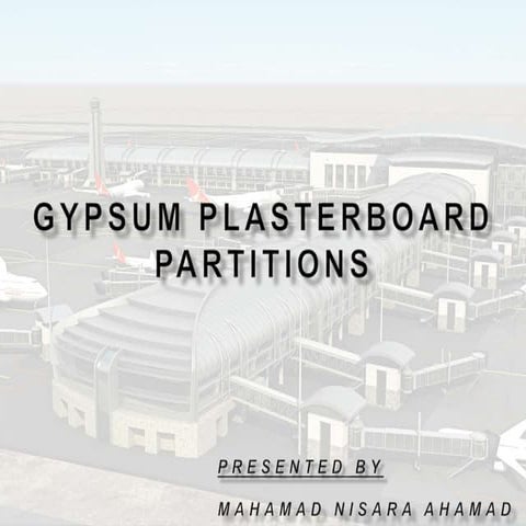 Gypsum Board | PPTX