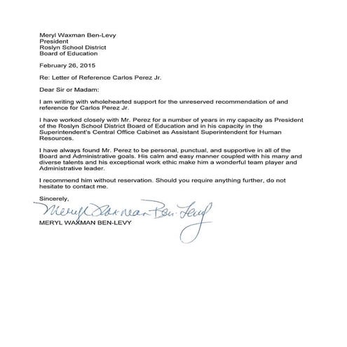 Letter of Rec 3 | PDF