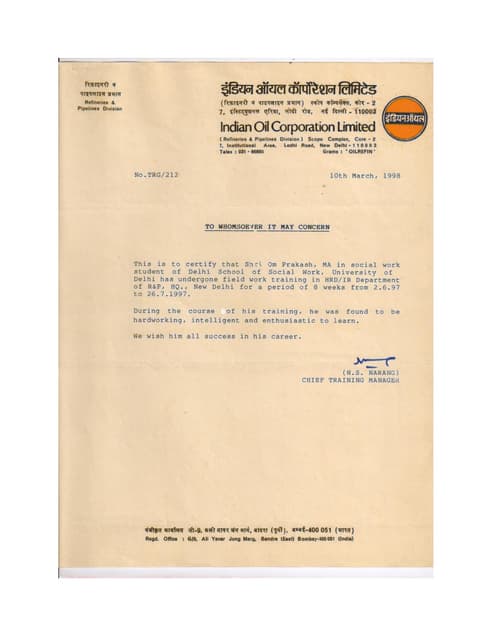 L&T Certificate | PDF