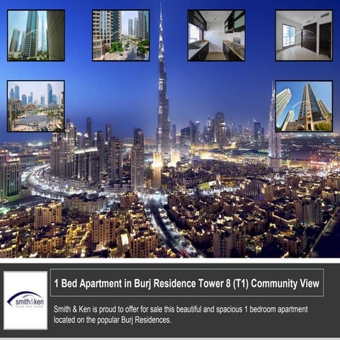 1 bed apartment in burj residence tower 8 (t1) community view 906 sq ft ...
