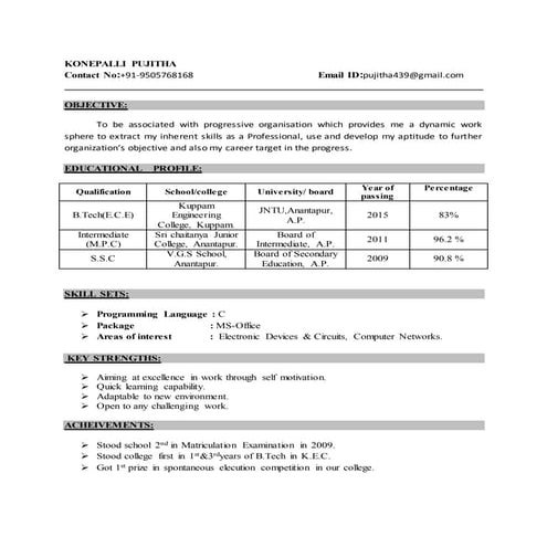 pujitha res-new | DOCX