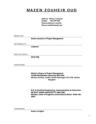 cv 2[1] - Copy | PDF