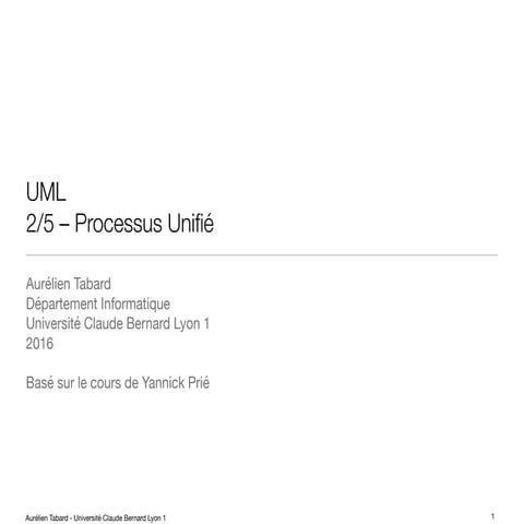 Méthodologie 2 Track Unified Process | PPT