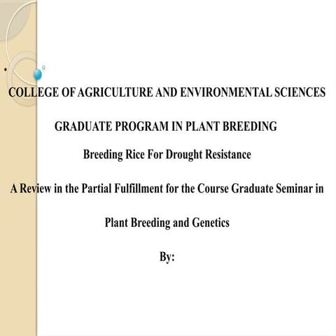 1 Breeding Rice For Drought Resistance.pptx