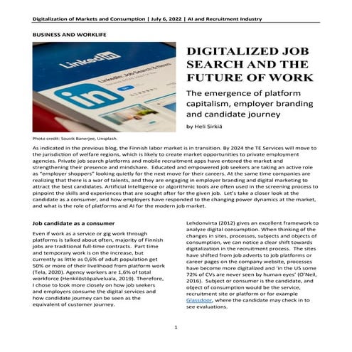 Effectiveness of Digital Platforms in Promoting Recruitment in Public ...
