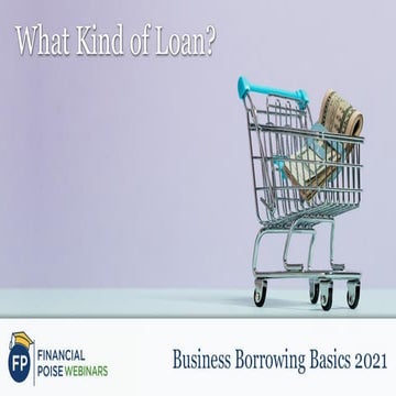 What Kind of Loan? (Series: Business Borrowing Basics) | PPT