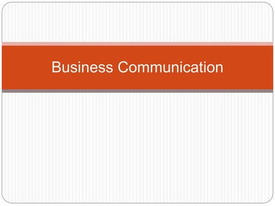 Chapter 1 Communication in the workplace | PPT