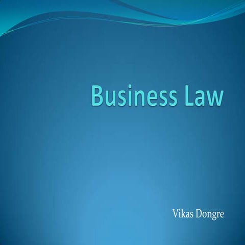 Business law ppt | PPTX