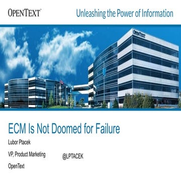 Business Process - the Future of ECM | PPT