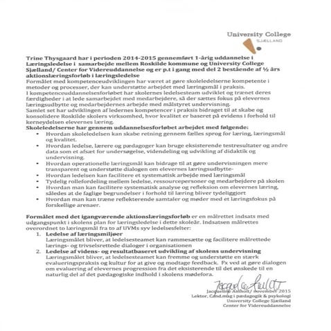 Bevis læringsledelse | PDF