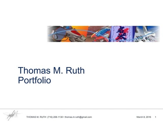Thomas M. Ruth presentations