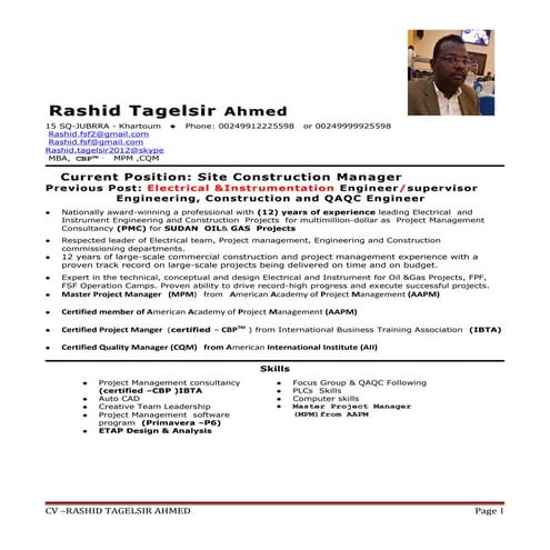 cv Rashid Tagelsir updated . -2016 | DOC