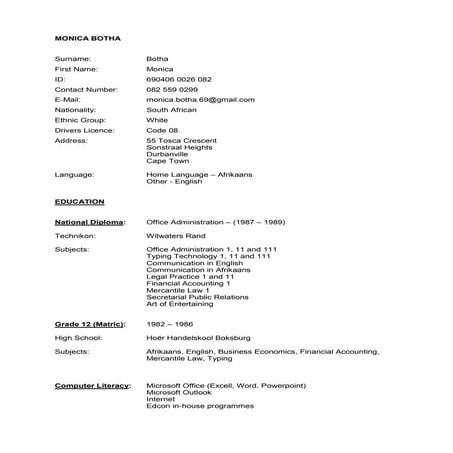 Monica Botha | PDF