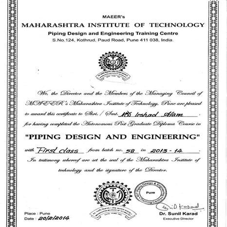 PGD - Certificate | PDF
