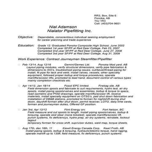 Taiwan Resume[ new 6.BB ] Construction | DOCX