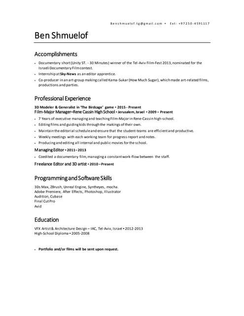 Resume | DOCX