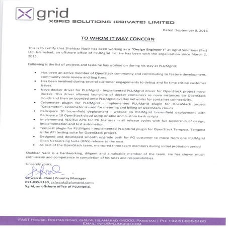 experience letter PG | PDF