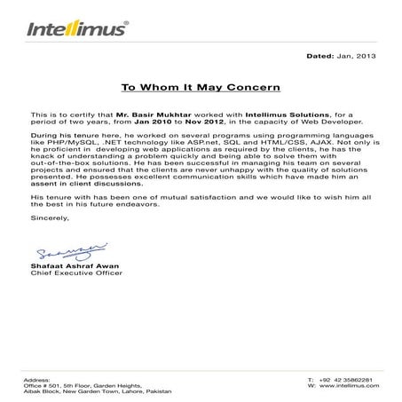 Job-Experience-Letter (1) | PDF