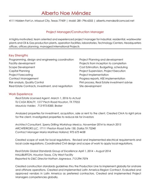 Resume Hector Gonzalez | PDF