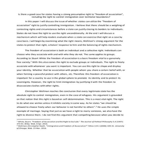Freedom of association | DOCX