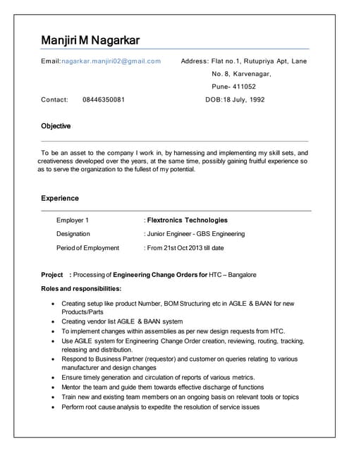 Naresh Resume 2016modified 1 | PDF