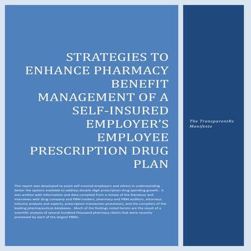 Strategies to Enhance Pharmacy Benefit Management | PDF