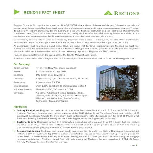 Regions Fact Sheet.8.2015