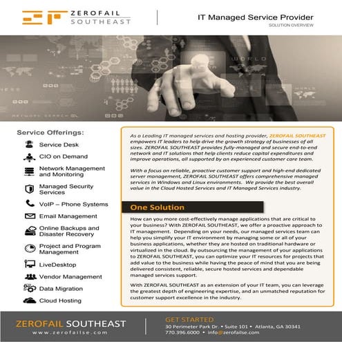 one-sheet-IT Managed Service Provider | PDF