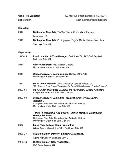 Ashley Watkins cv | DOCX | Arts and Crafts | Hobbies & Interests