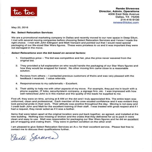 DW Architects Reference Letter | PDF