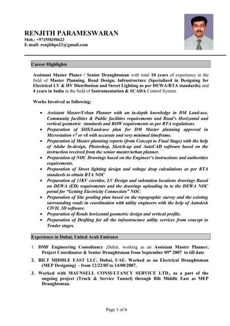 CV_ BIM Revit Mep Modeler & Draftsman | PDF