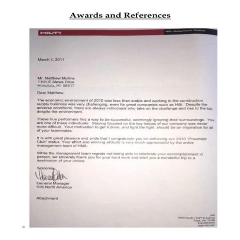 Reference GM Hilti | PDF