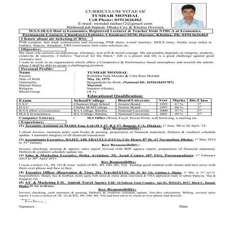 Tushar CV | PDF