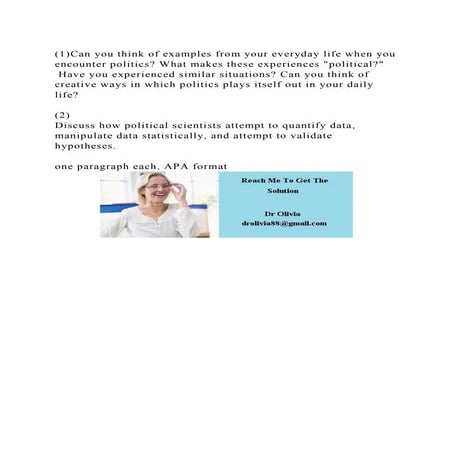 (1)Can you think of examples from your everyday life when you encoun.docx