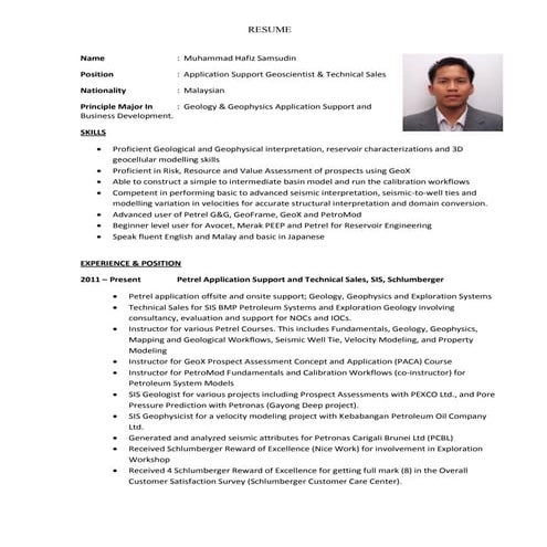 Resume2016 | PDF