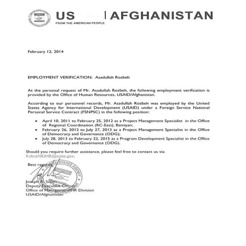 USAID Certificate | PDF