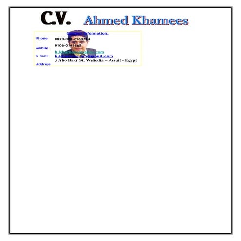 JINSHY CV-BSC MEDICAL LABORATORY TECHNICIAN | PDF