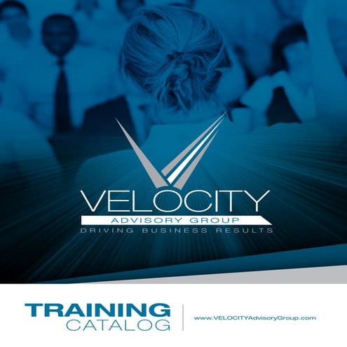 2015 Velocity Training Catalog | PDF