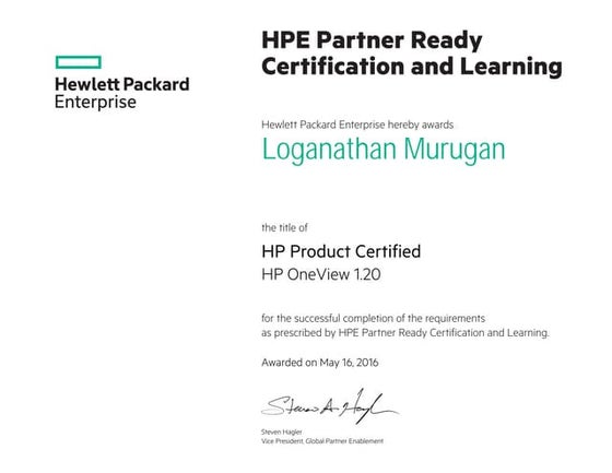 HP sales certificate | PDF | Technology & Computing