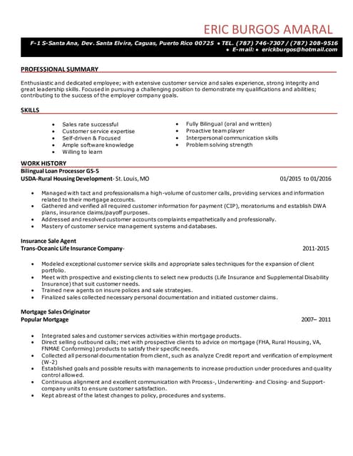 Patrick Resume | PDF | Insurance | Personal Finance