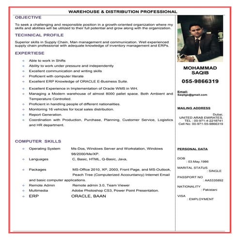 Saqib CV | DOC