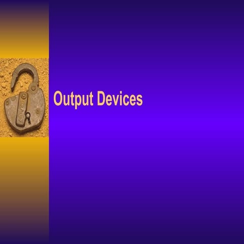 1cd Output | PPT