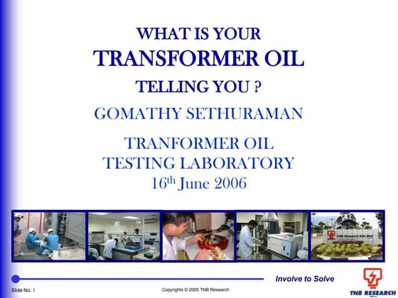 Furan Testing of Transformers Oil | PPTX | Chemistry | Science
