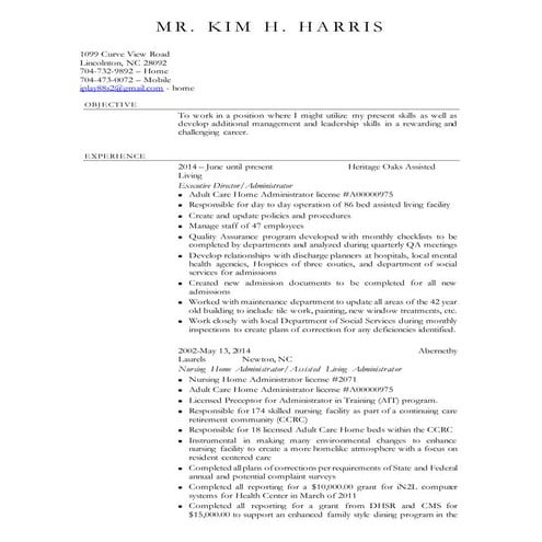 Sherry's Resume Revised | DOCX