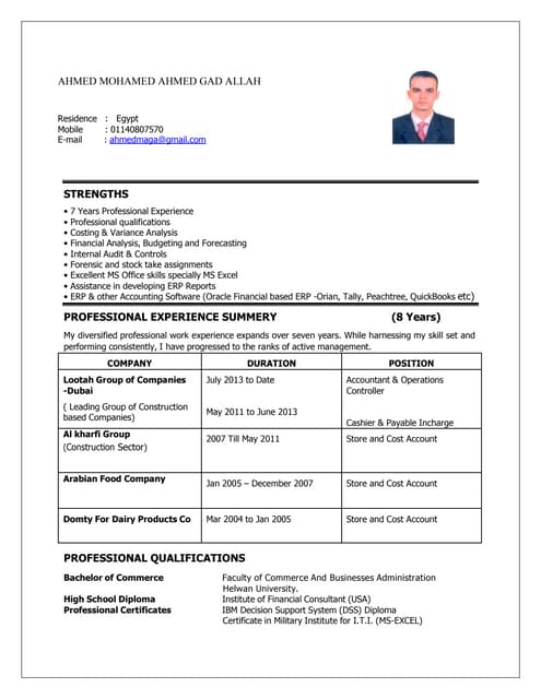Mostafa CV | DOC