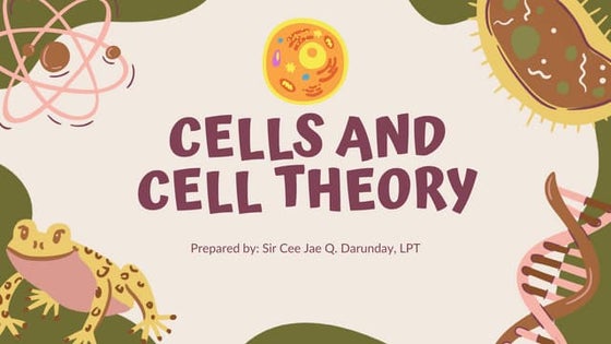Cell Theory | PPT | Biological Sciences | Science