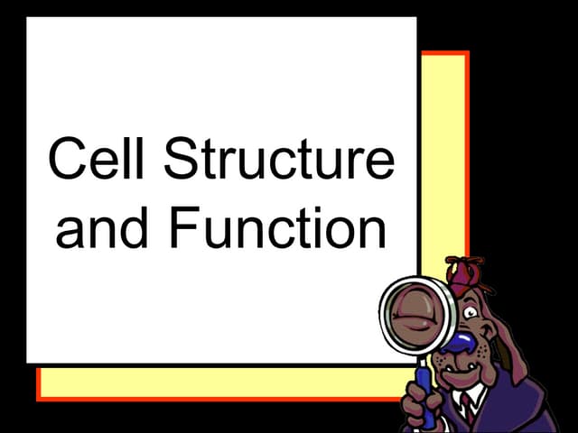 IGCSE Unit 1 Cell | PPTX